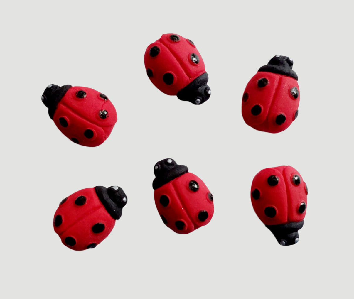 Ladybirds / Ladybugs x 6 – Cake Candy NZ